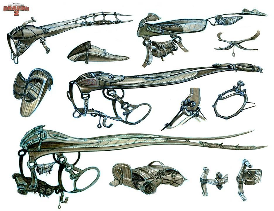 Gallery: Toothless' Saddle and Tail Fin | How to Train Your Dragon Wiki ...