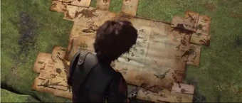 Httyd Hiccup s Map How to train your dragon fan art