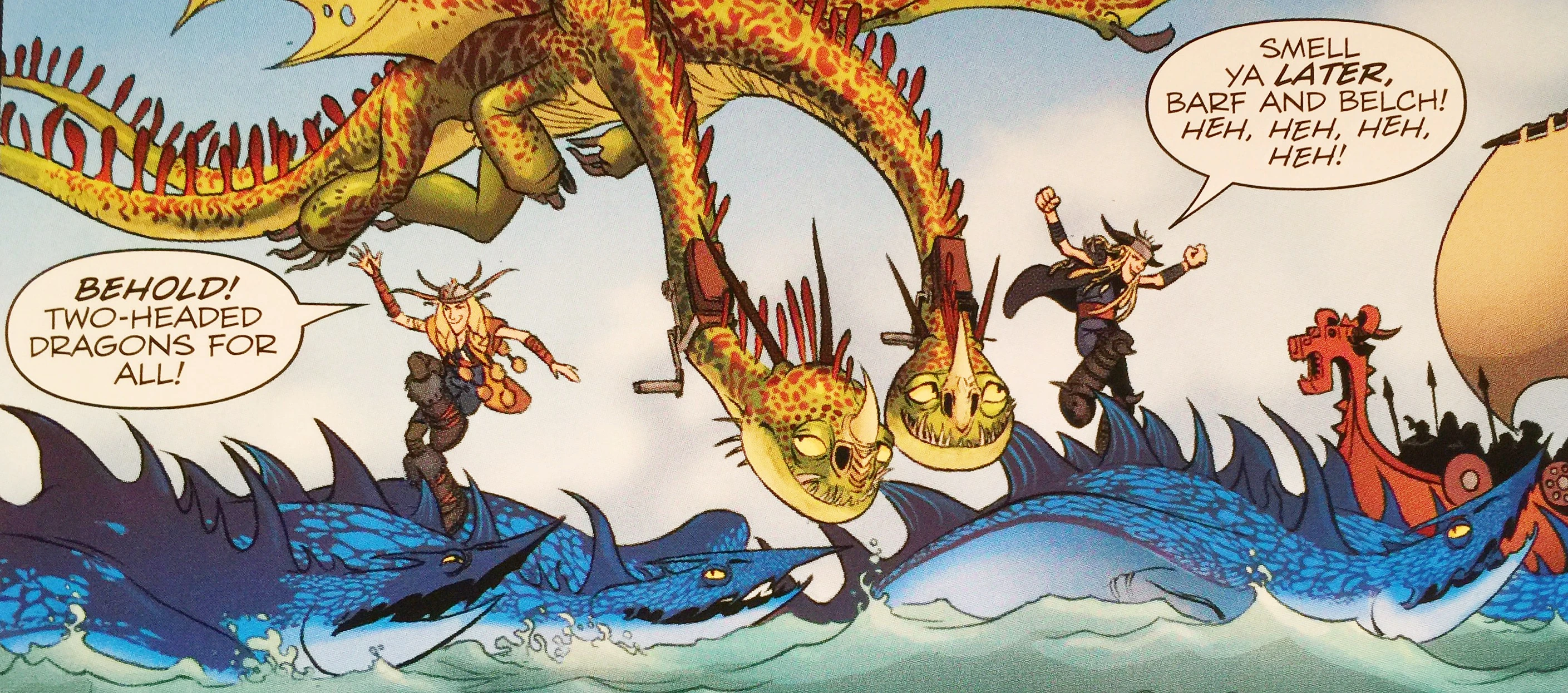 Two Headed Dragon How To Train Your Dragon