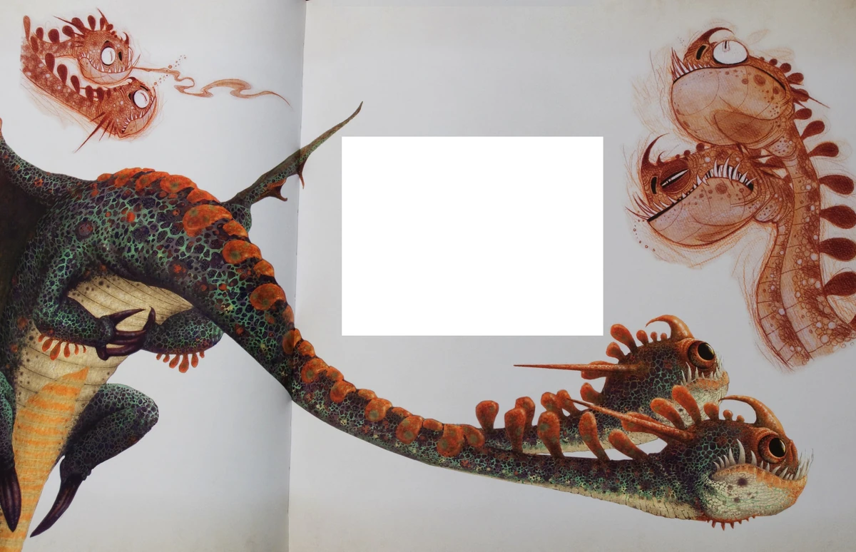 Gallery: Hideous Zippleback | How to Train Your Dragon Wiki | Fandom