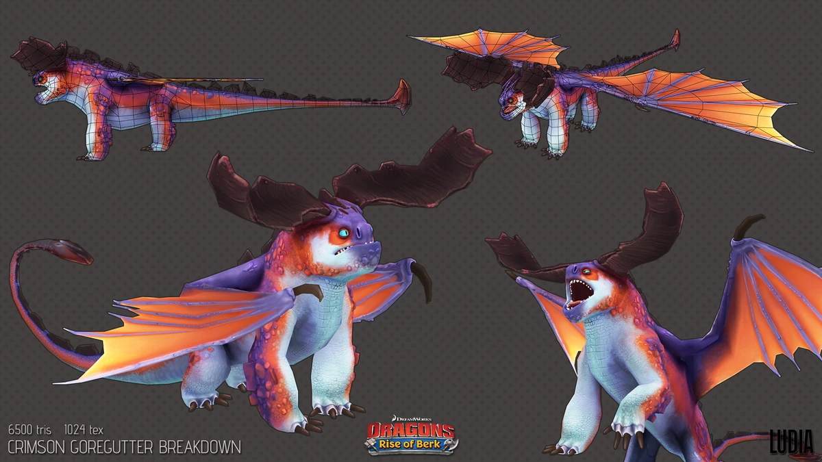Gallery: Crimson Goregutter / Games | How to Train Your Dragon Wiki ...