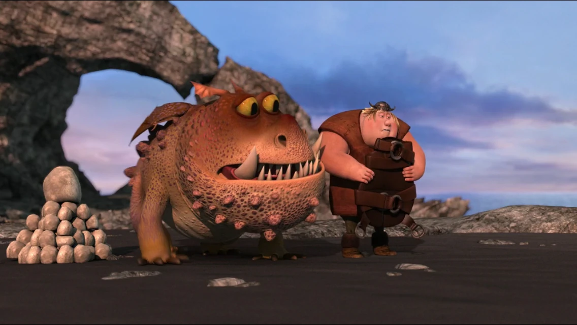 Gallery: Fishlegs and Meatlug's Relationship | How to Train Your Dragon ...