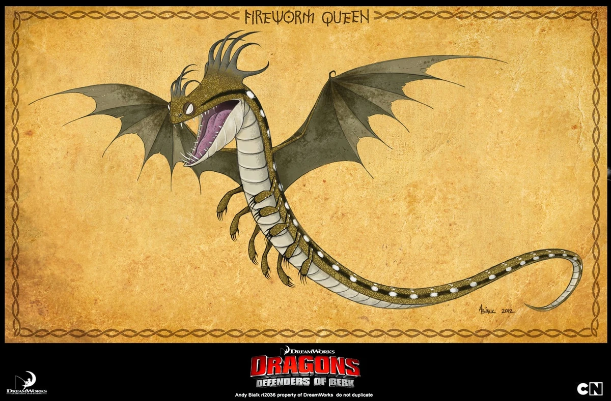 Gallery: Snotlout's Fireworm Queen | How to Train Your Dragon Wiki | Fandom