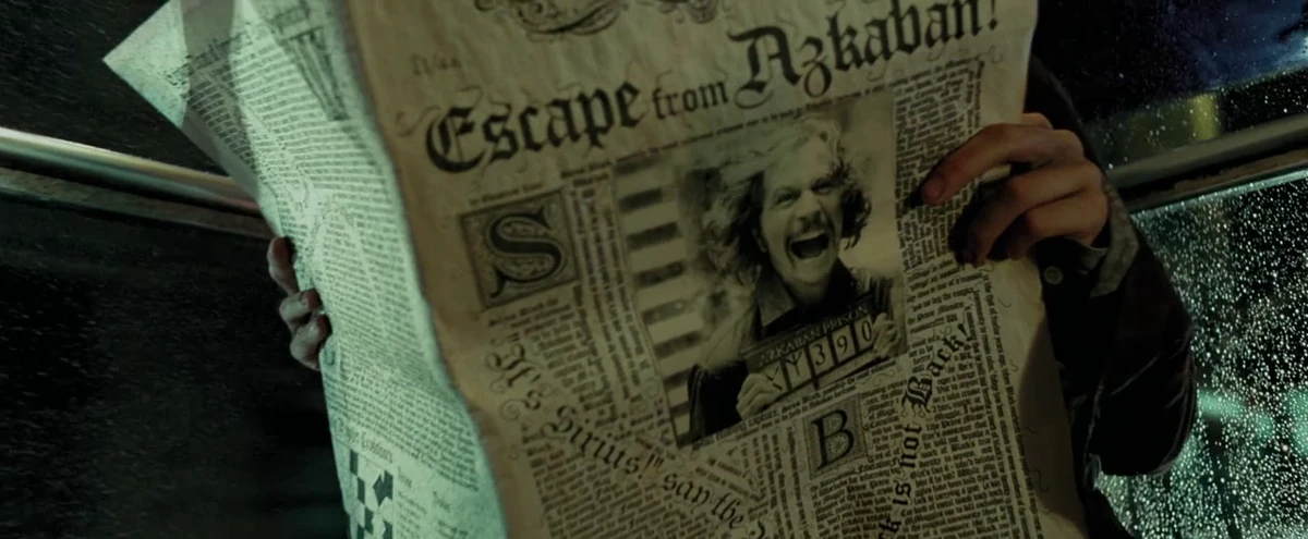 Daily Prophet - Escape from Azkaban | Harry Potter Graphic Props Wikia ...