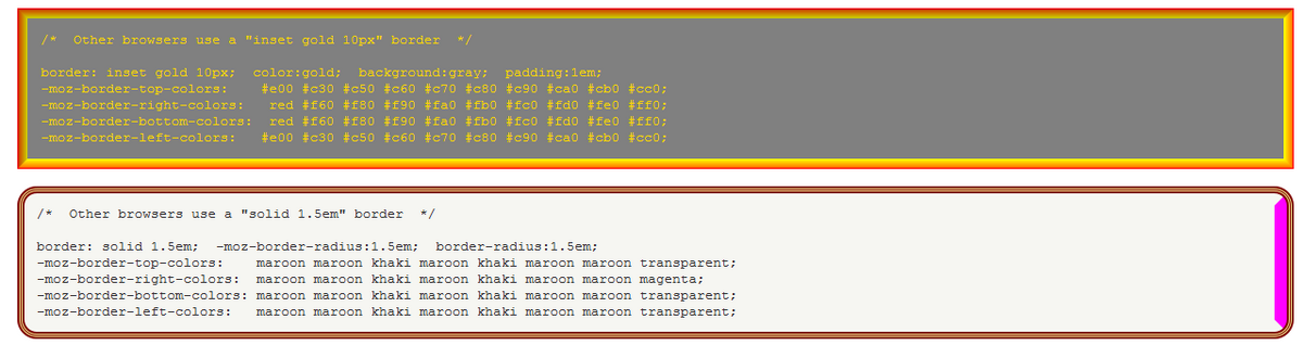 -moz-border-bottom-colors | HTML & CSS Wiki | Fandom -moz-border-bottom-colors | HTML & CSS Wiki | Fandom