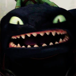 Toothless Dragon Smile Gif