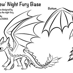 night fury coloring pages