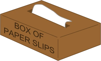 Box of Paper Slips | Huang Brothers Wiki | Fandom