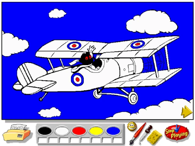 coloring book airport