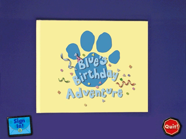 Blue's Birthday Adventure | Humongous Entertainment Games Wiki | Fandom