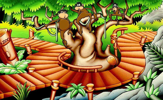 Monkeys Exhibit | Humongous Entertainment Games Wiki | Fandom