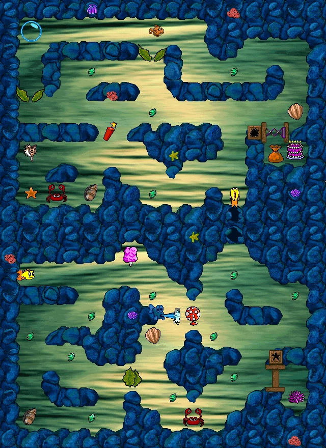 Freddi Fish and Luther's Maze Madness/Mazes 16-20 | Humongous ...