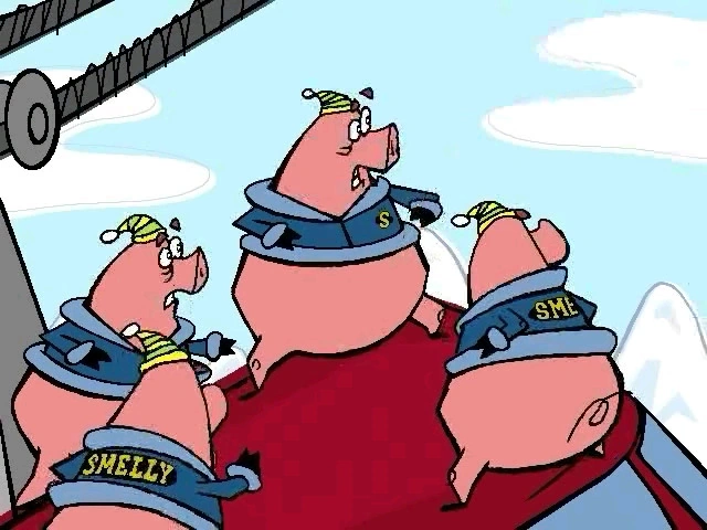 SMELLY Pigs | Humongous Entertainment Games Wiki | Fandom