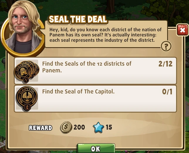 Seal The Deal | The Hunger Games Adventures Wiki | Fandom