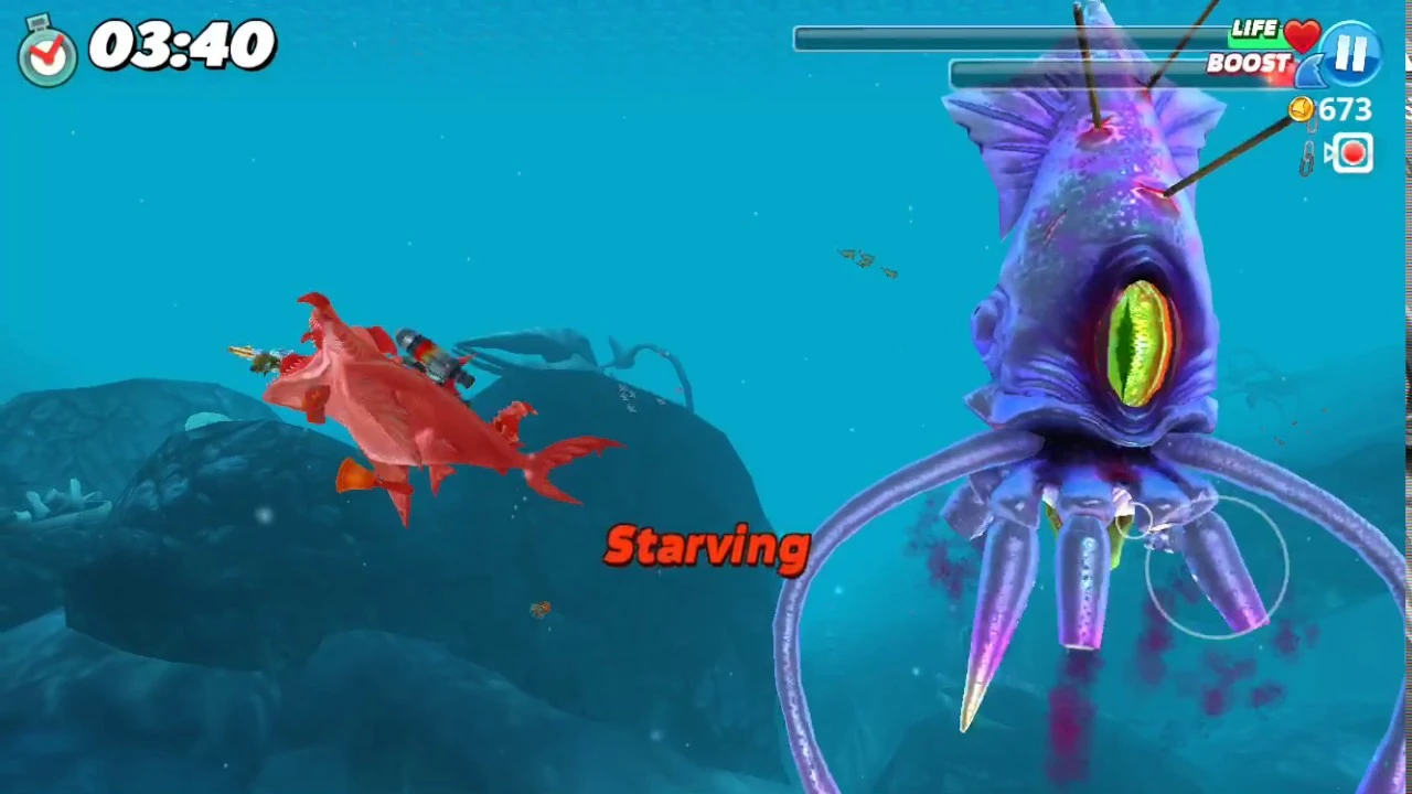 Megalodon Shark Vs Giant Squid