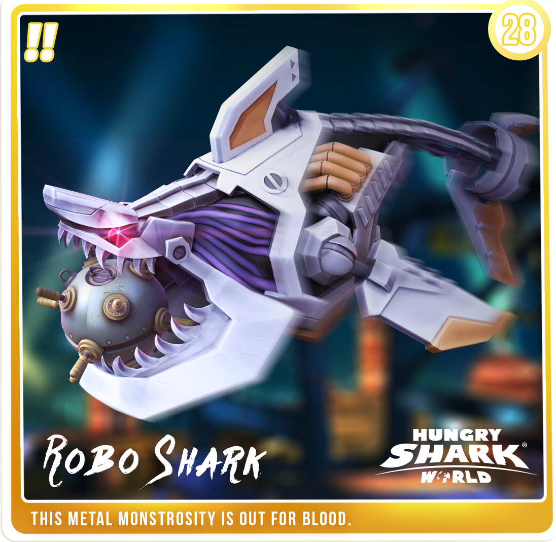 Robo Shark (HSW) | Hungry Shark Wiki | Fandom Robo Shark (HSW) | Hungry Shark Wiki | Fandom