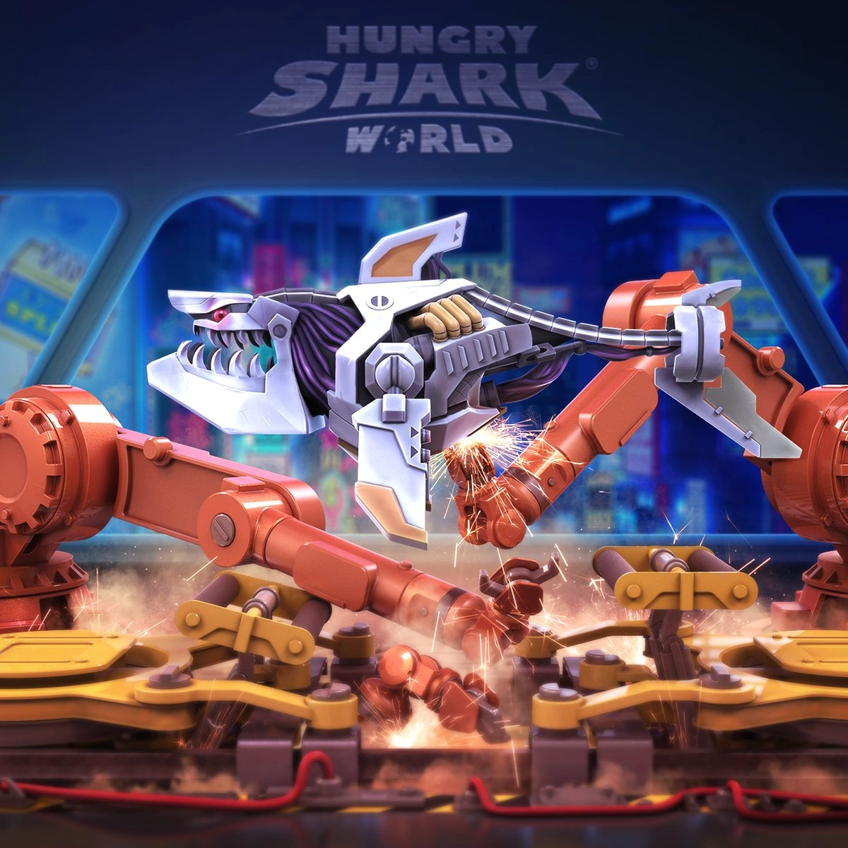 Robo Shark Hungry Shark