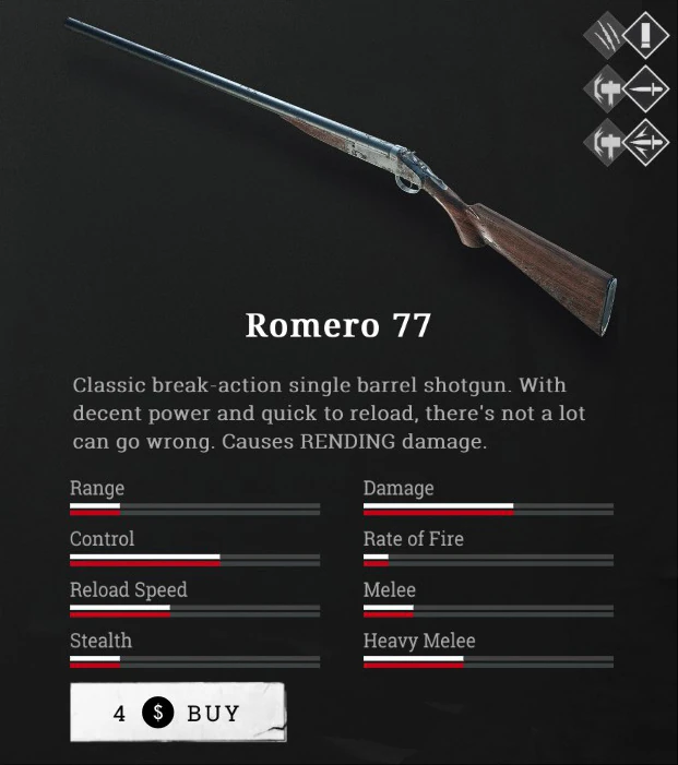 Romero 77 | Wiki Hunt: Showdown | Fandom
