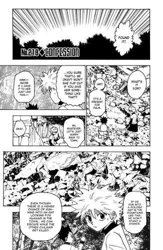 Chapitre 218 | Wiki Hunter x Hunter | Fandom