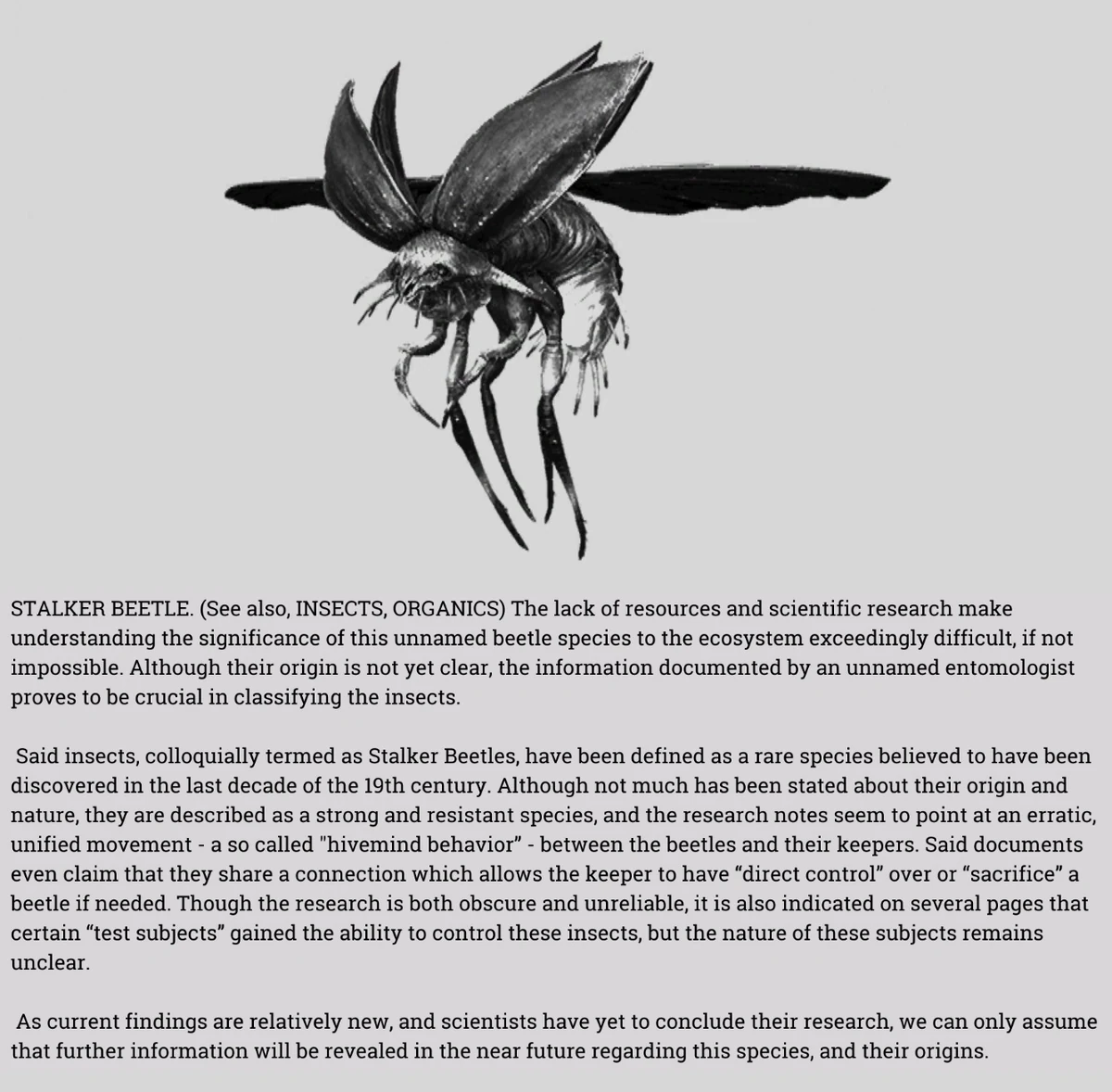 Stalker Beetle | Вікі Hunt: Showdown | Fandom