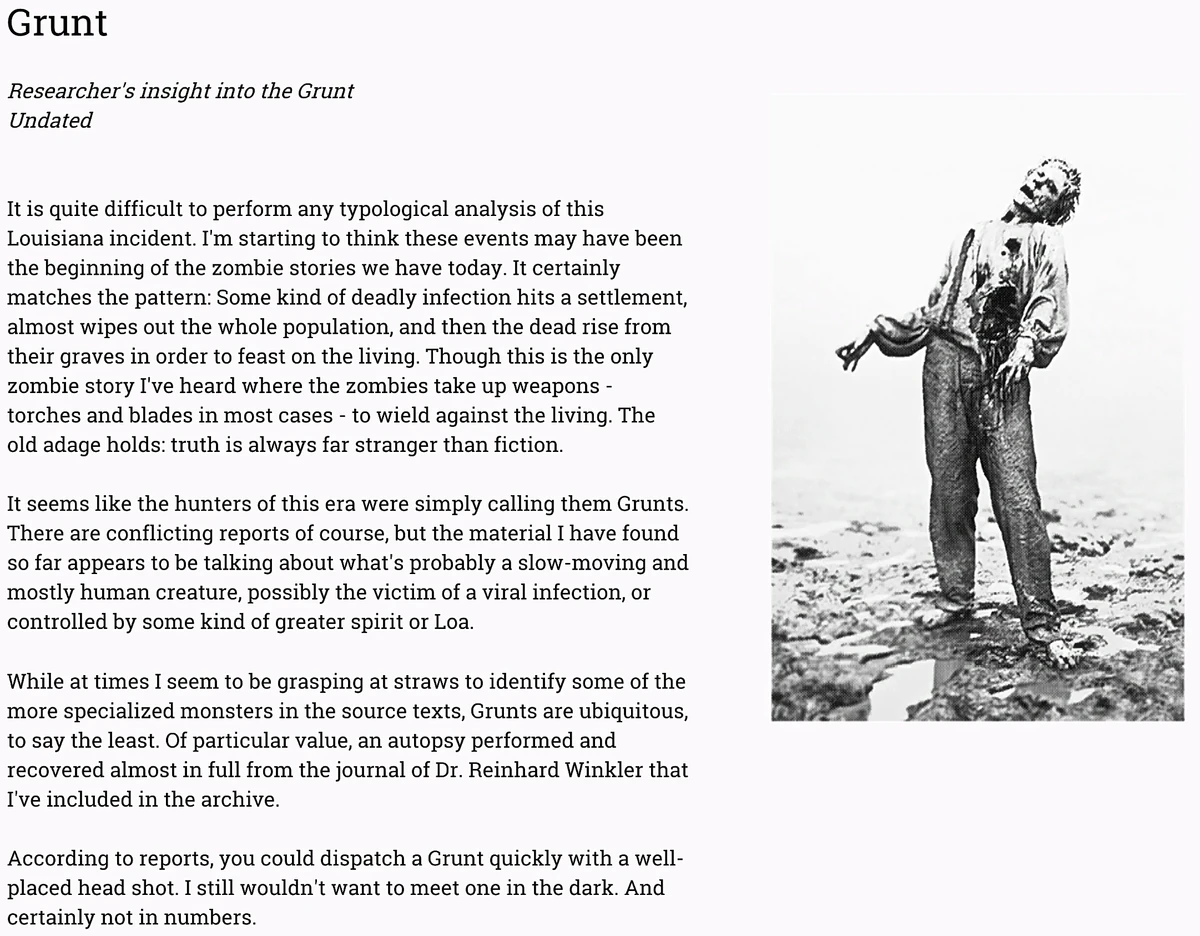Grunt - Official Hunt: Showdown Wiki