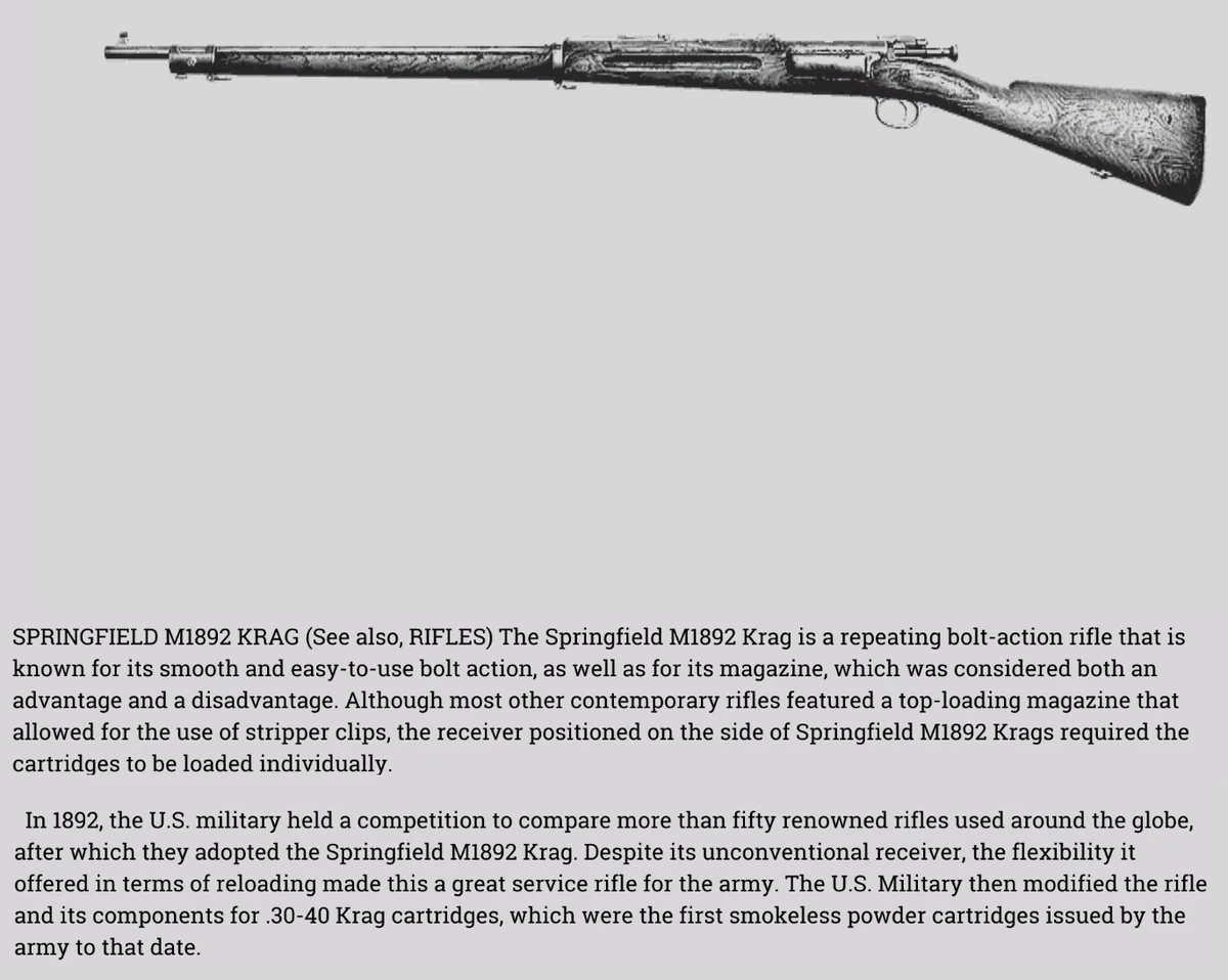 Springfield M1892 Krag - Official Hunt: Showdown Wiki