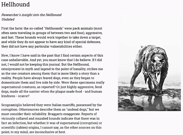 Hellhound - Official Hunt: Showdown Wiki