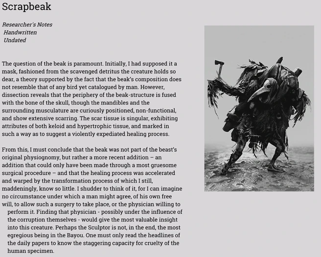 Scrapbeak - Official Hunt: Showdown Wiki