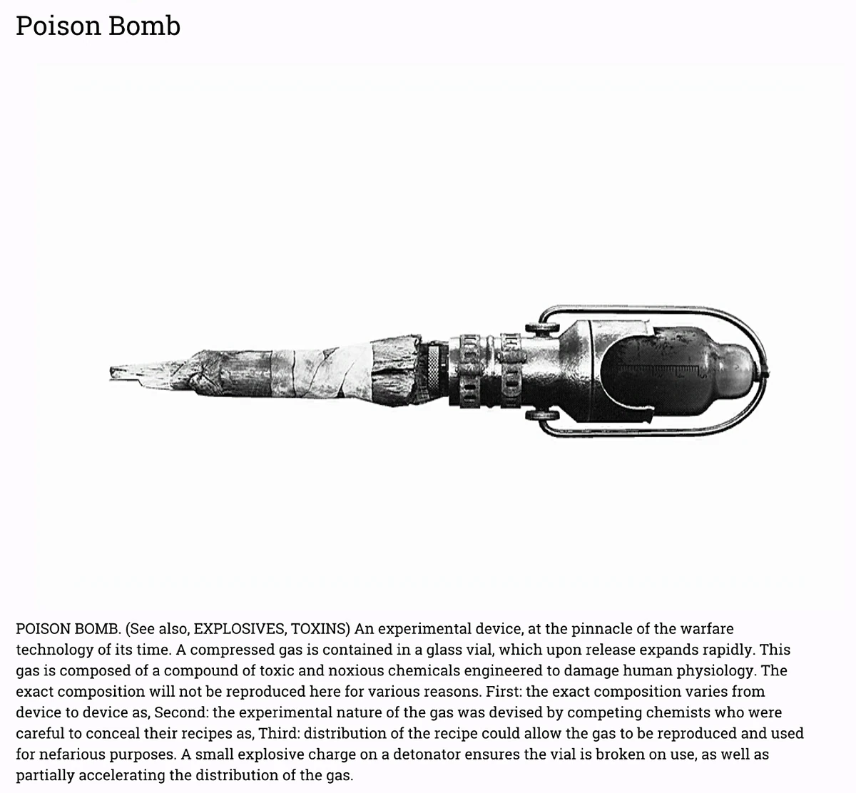Poison - Official Hunt: Showdown Wiki