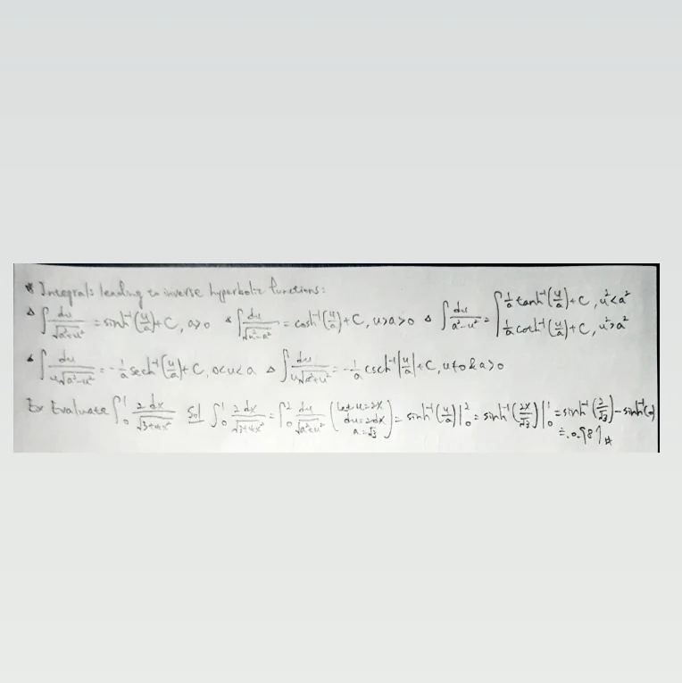 140. Integrals leading to inverse hyperbolic functions | My Wiki | Fandom