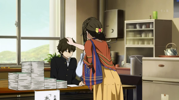 Oreki Hyouka Bored Face