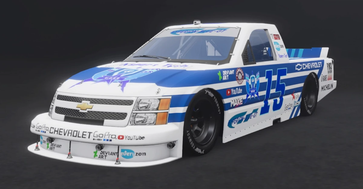 Chevrolet Silverado 1500 No.15 Hyperion-Blue-GT U.D.R.S iNSport Tech ...