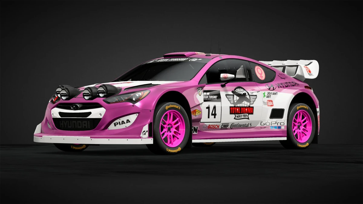 Hyundai Genesis Total Drama World Tour - Team Amazon Gr.B Rally Car '13 ...