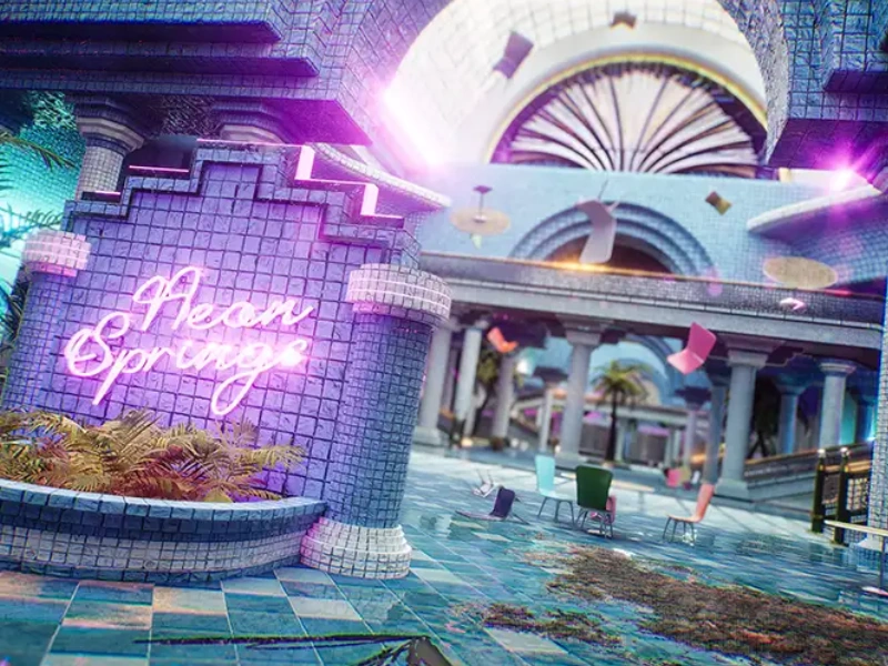 Neon Springs | Hyperverse Backrooms Wiki | Fandom