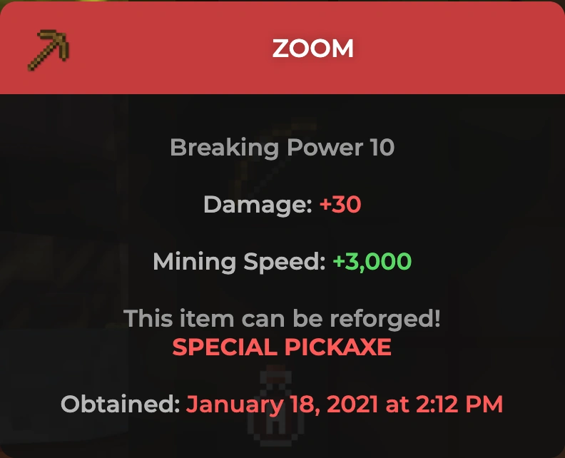 Zoom | Hypixel SkyBlock Wiki | Fandom