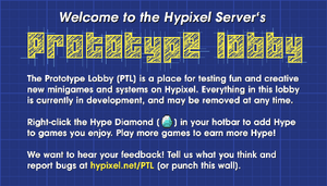 Prototype Lobby | Hypixel Wiki | Fandom