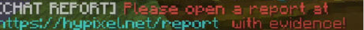 Chat Reporting | Hypixel Wiki | Fandom