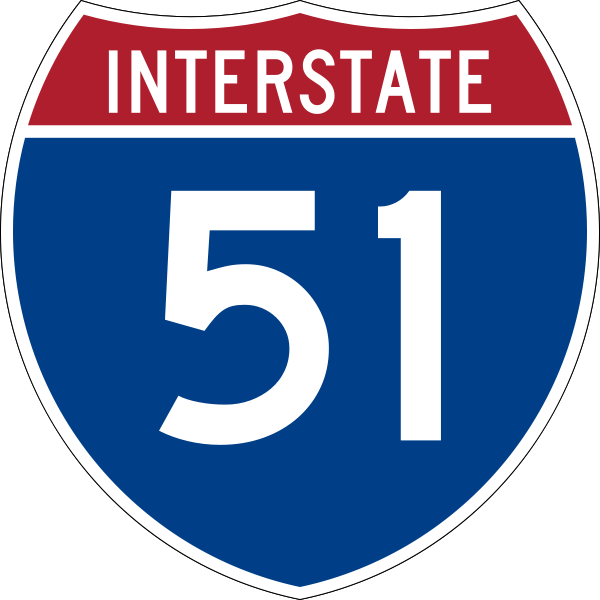 Interstate 51 | Hypothetical Highways Wiki | Fandom