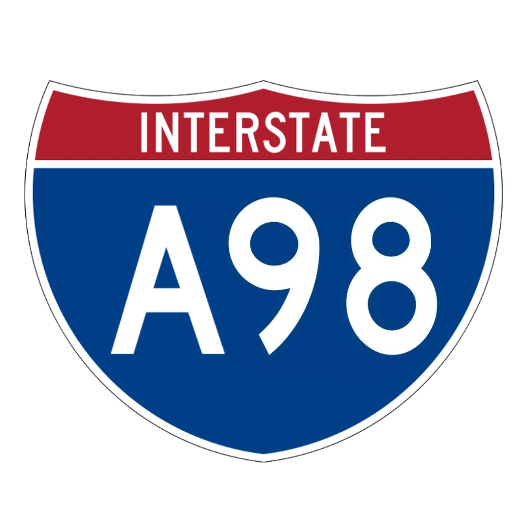 Interstate A98 | Hypothetical Highways Wiki | Fandom