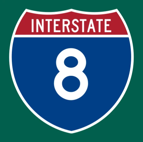 Interstate 8 | Hypothetical Highways Wiki | Fandom
