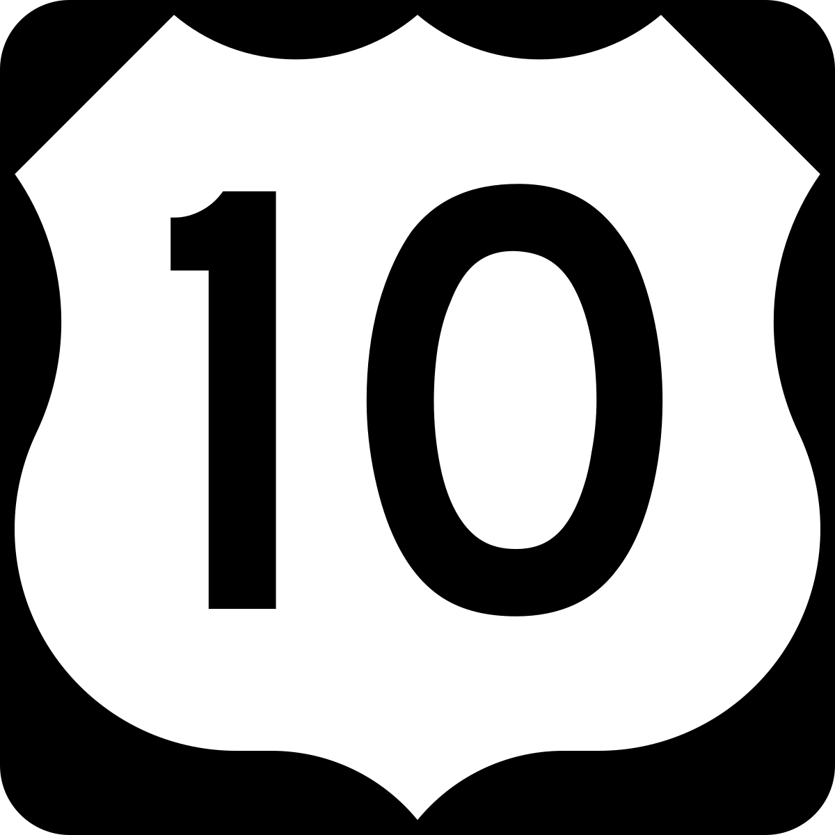 US Route 10 | Hypothetical Highways Wiki | Fandom