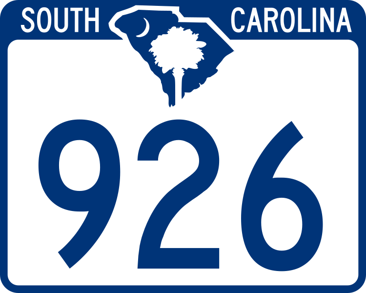 South Carolina State Road 926 | Hypothetical Highways Wiki | Fandom