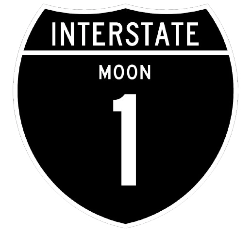 Moon Interstate 1 | Hypothetical Highways Wiki | Fandom