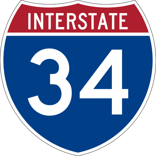 Interstate 34 | Hypothetical Highways Wiki | Fandom