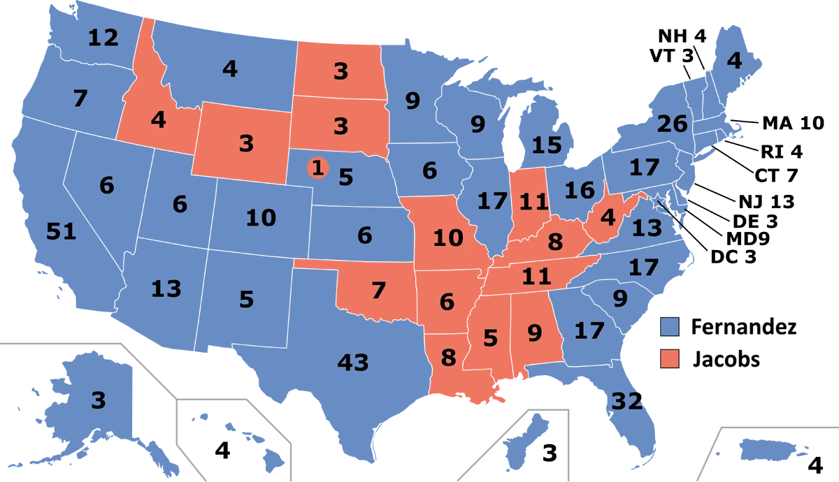 2048 United States presidential election | Hypothetical Cities and ...