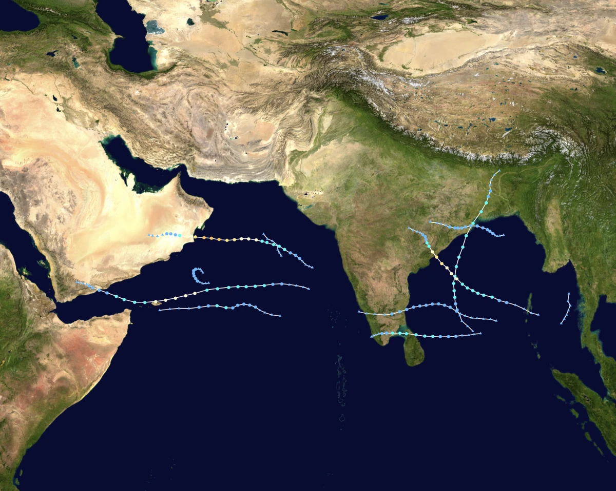 2021 North Indian Ocean cyclone season (HurricaneLucas4064 ...