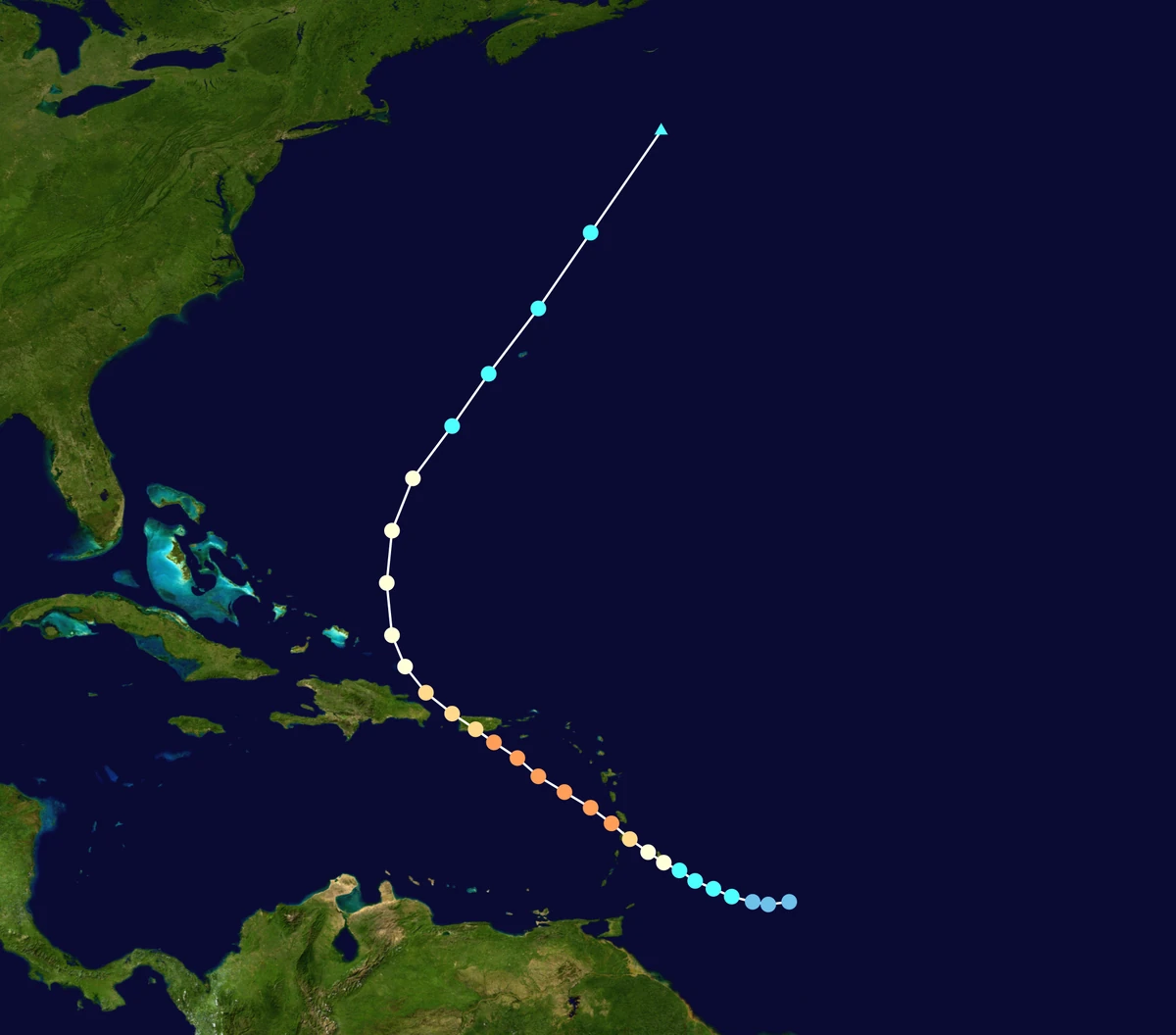 1780 Atlantic hurricane season (Sierra's Recreation) | Hypothetical ...