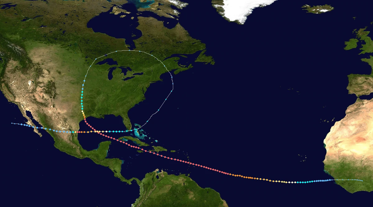 1997 Atlantic hurricane season (Recreation for Hypercane ...