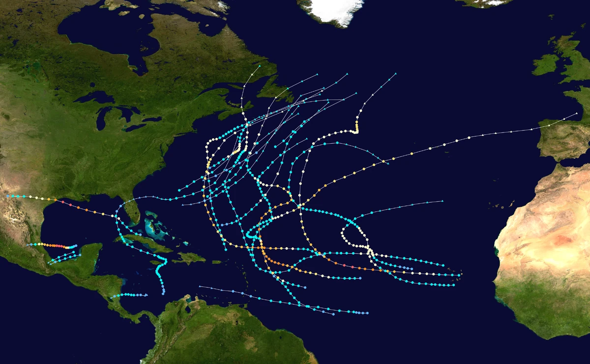 2005 Atlantic hurricane season - NASA simulation (Finolian ...