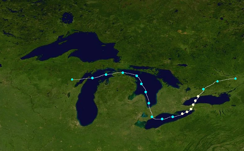 List of Great Lakes Tropical Cyclones Before 2015 | Hypothetical ...